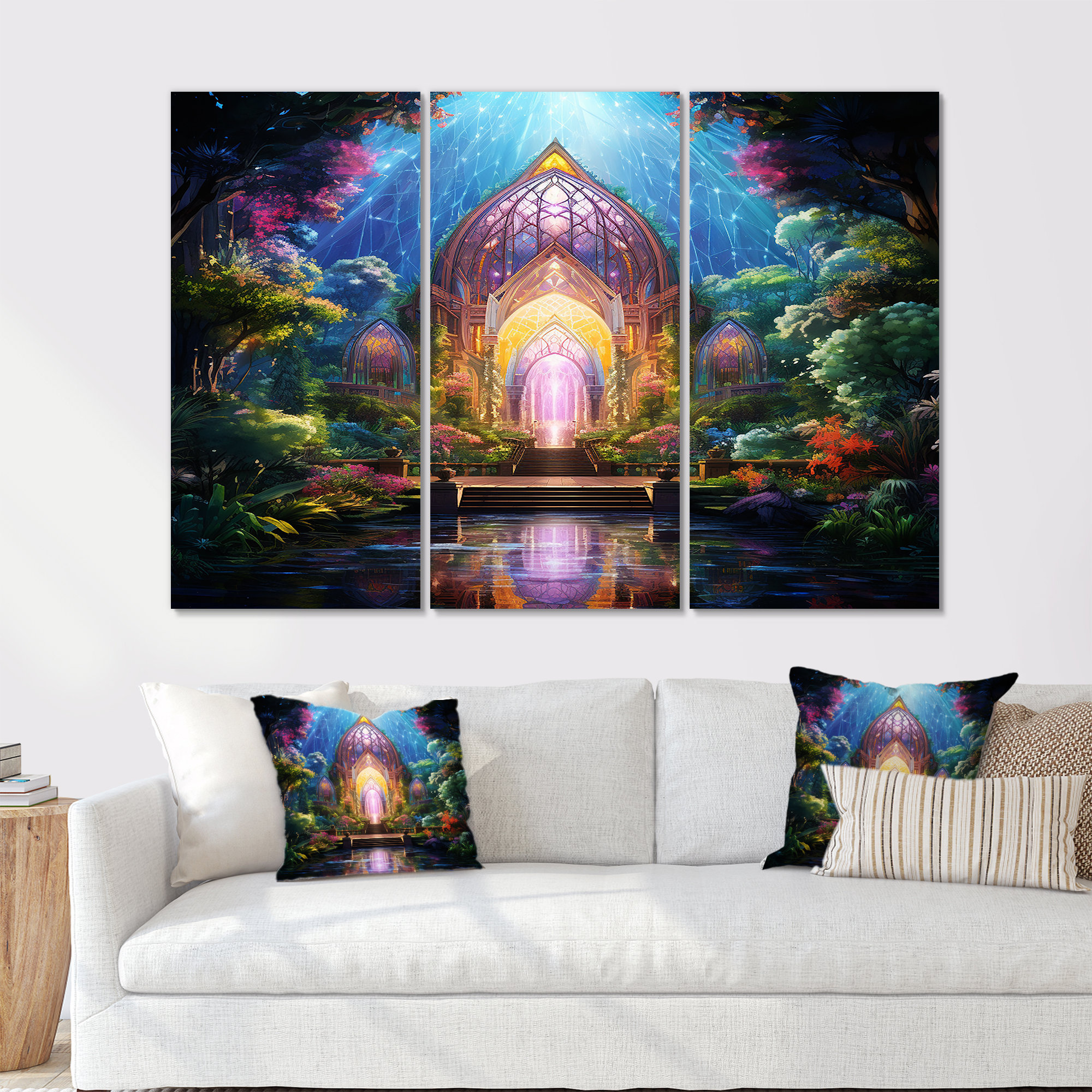 Design Art Sacred Portal To Inner Wisdom - Abstract Landscape Wall Art ...