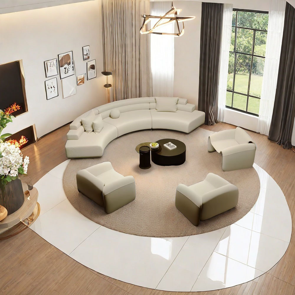 KANGLY Semi-circular arc negotiating sofa - Wayfair Canada