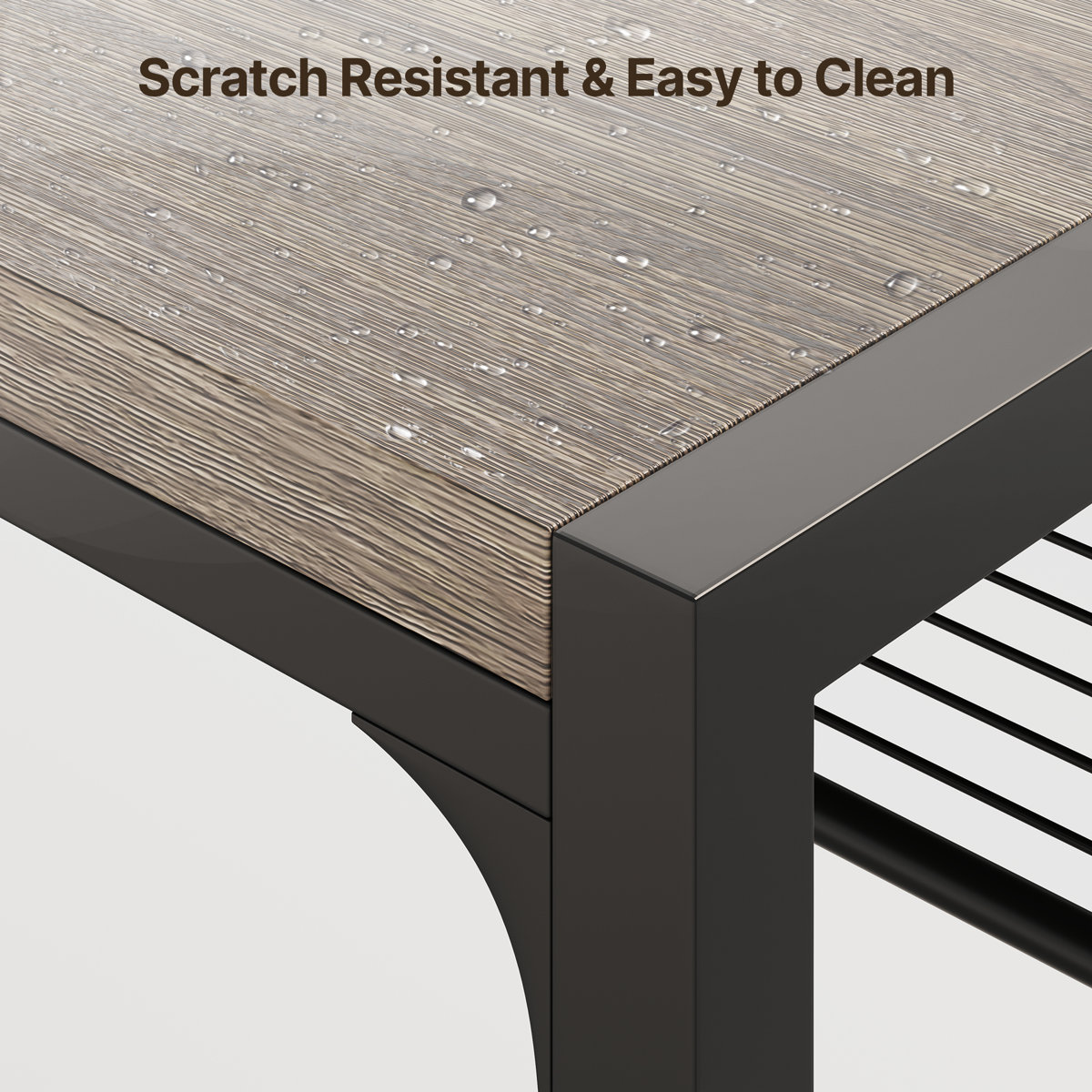 17 Stories Ymani 7-Piece Rectangular Dining Set with Metal Frame and ...