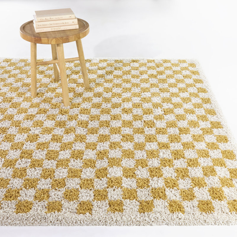 Walker Performance Mustard/Cream Rug & Reviews | AllModern
