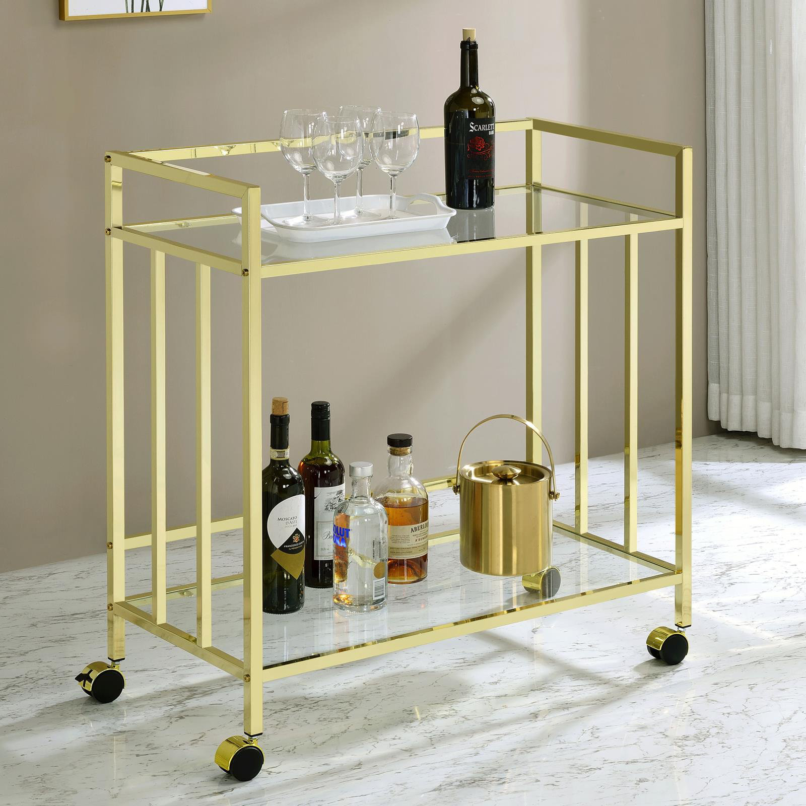 Latitude Run® Bar Cart & Reviews | Wayfair