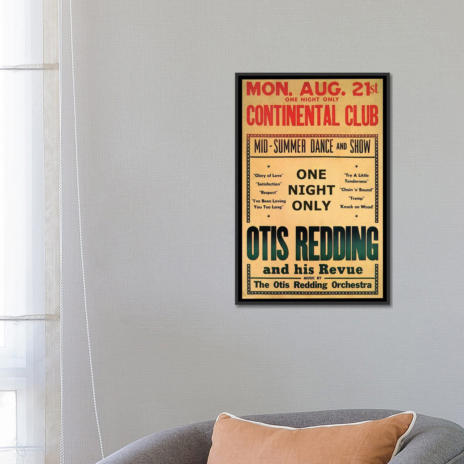 East Urban Home 'Otis Redding at The Continental Club's Midsummer Dance ...