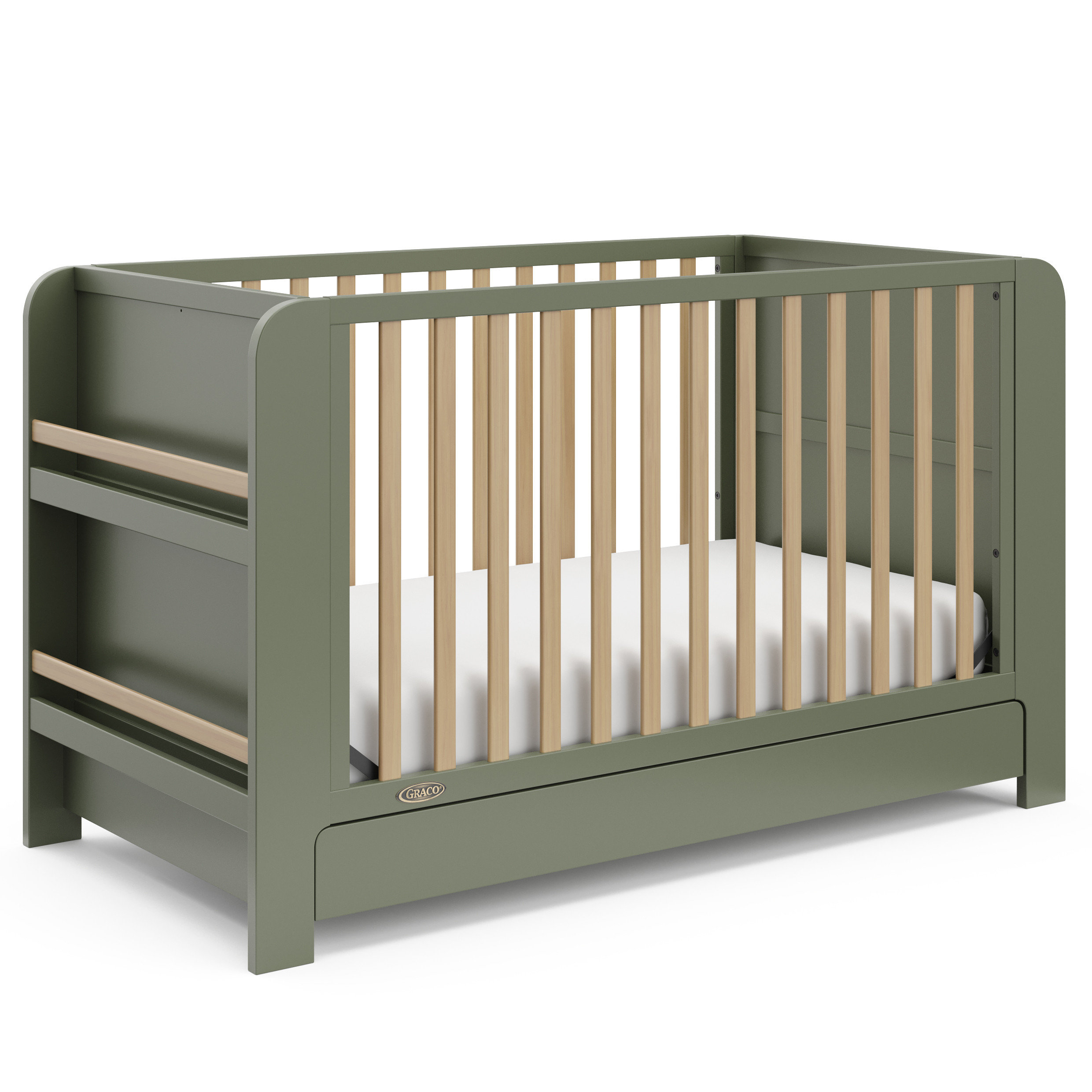 Graco Read-With-Me 4-In-1 Convertible Crib With Drawer | Wayfair