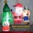 The Holiday Aisle® 5.5FT Christmas Inflatable Crystal Ball With Santa ...