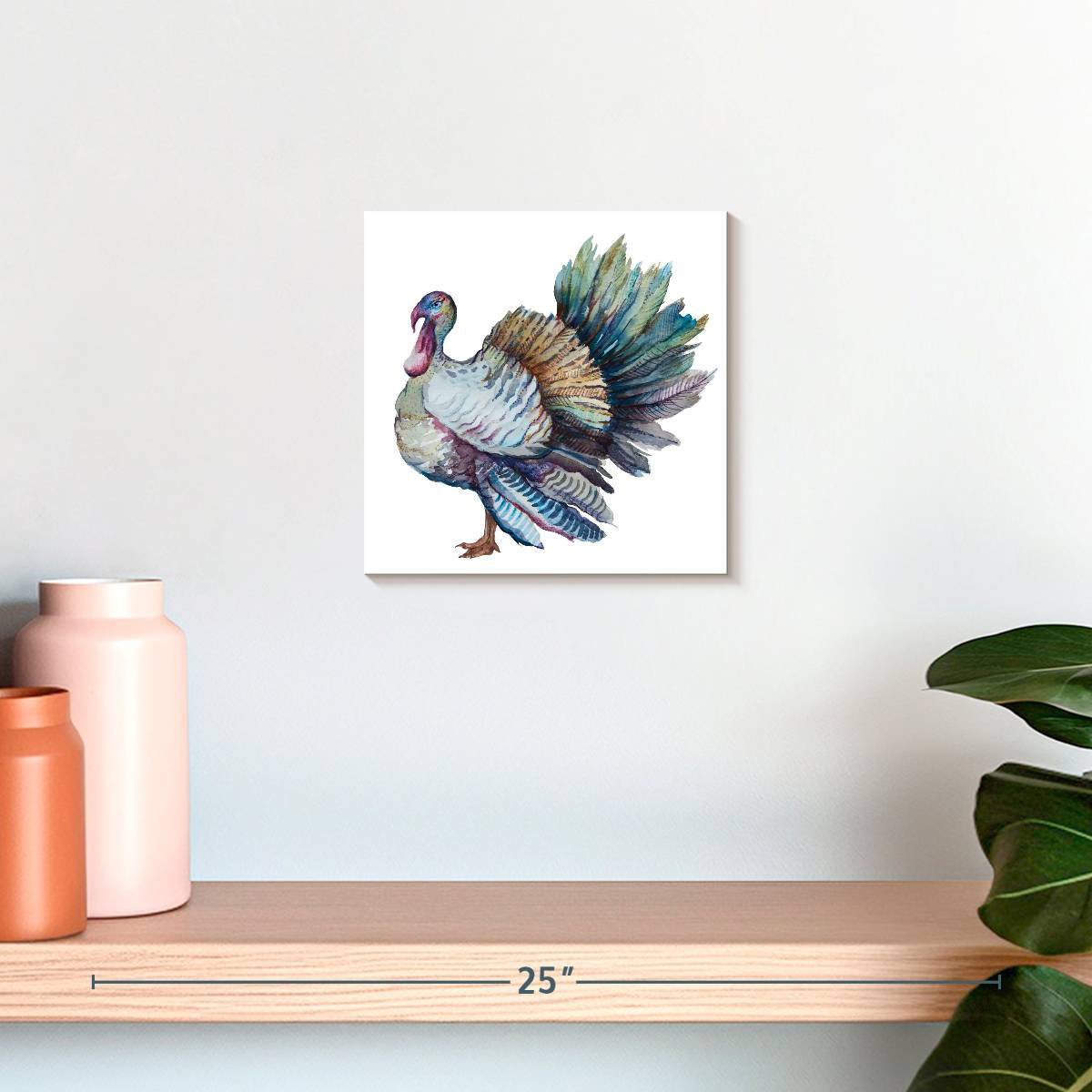 Ebern Designs Brampt Colorful Turkey Feathers | Wayfair