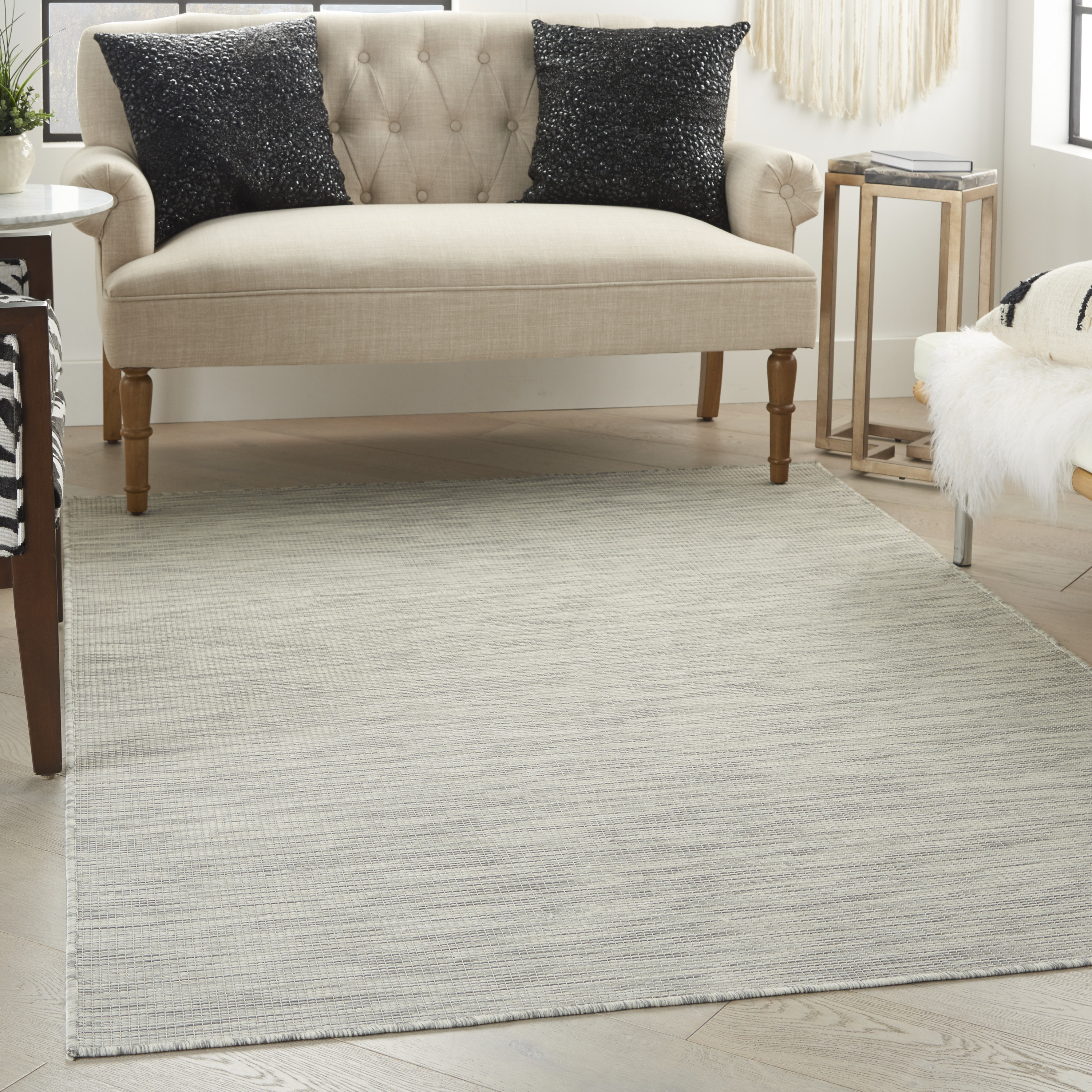 17 Stories Modern Gray Area Rug | Wayfair