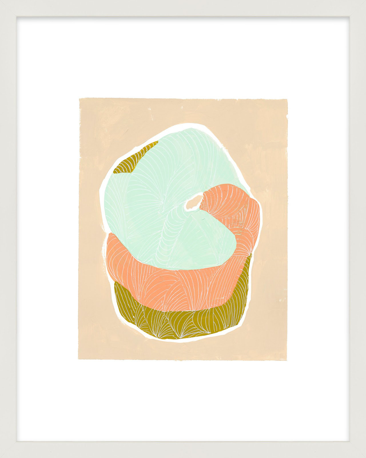 Lipman Art Undulations 2 By Andrea Stokes - Framed Wall Art | Perigold