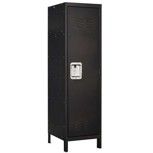 Steelcube 15 Inch Wide Steel Storage Locker Cabinet with 1 Door and ...