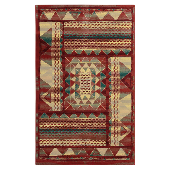Union Rustic Khalin Geometric Rug | Wayfair