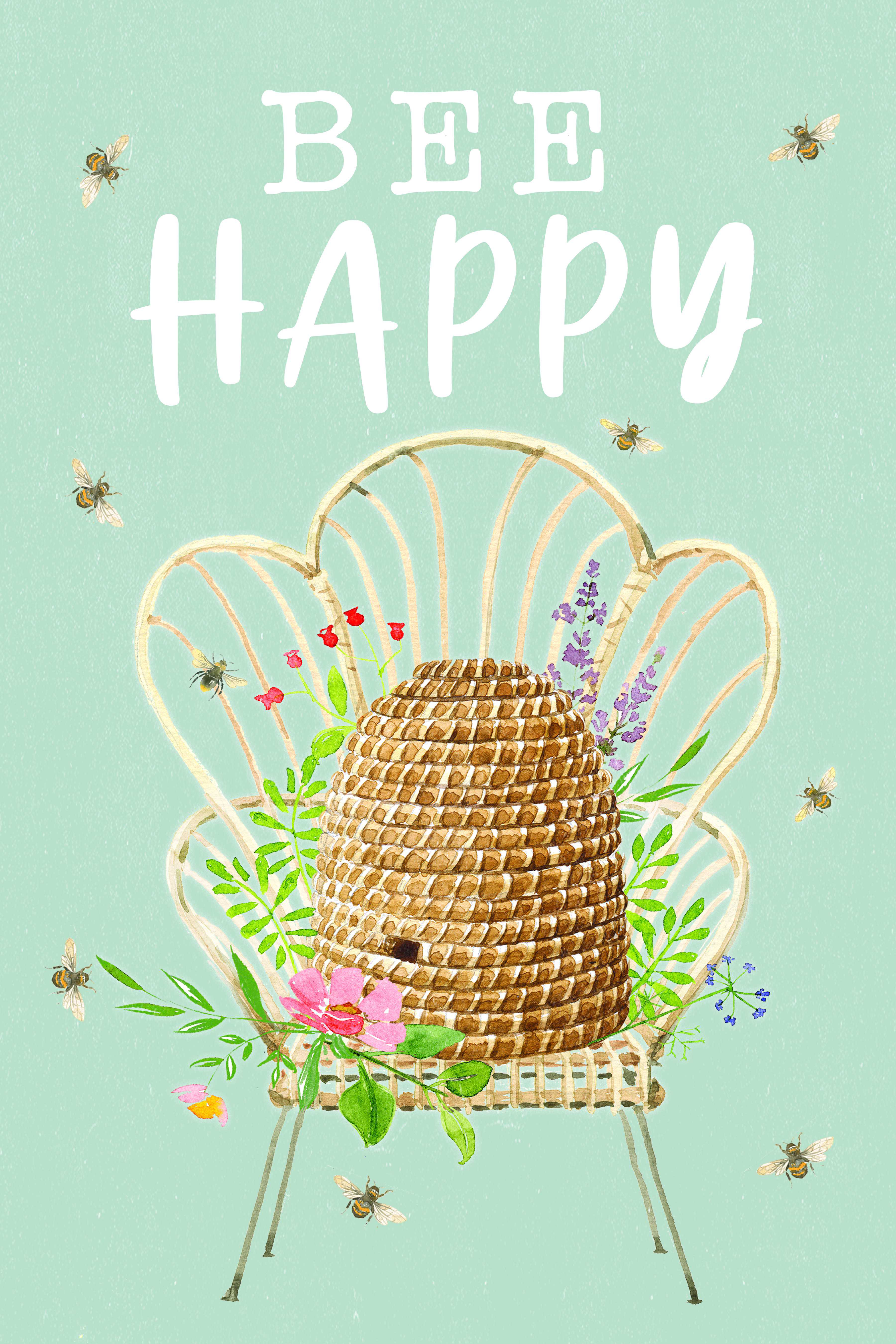 Gracie Oaks Bee Happy - Wayfair Canada