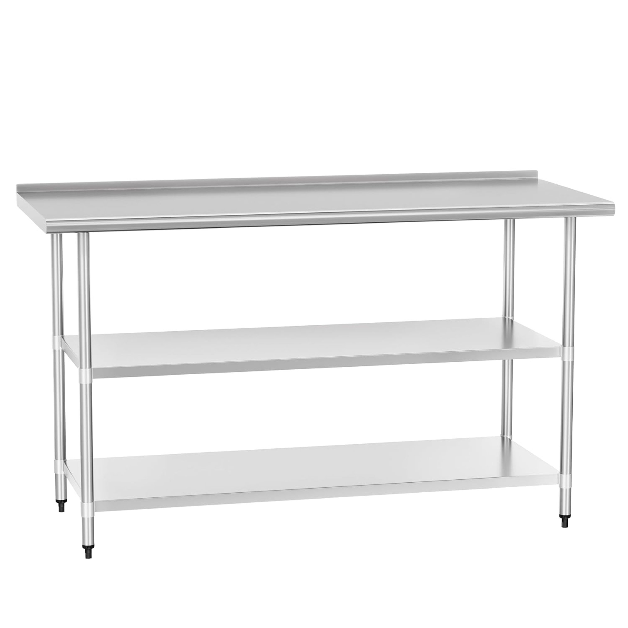 Prep & Savour Stainless steel table 24 x 60 inches, metal work table ...