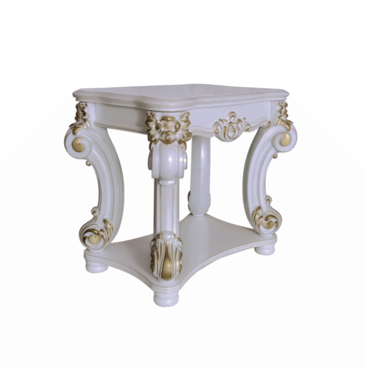 Rosdorf Park Pearl End Table with Bottom Shelf High Dining End Table ...