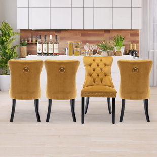 Gold Kitchen & Dining Chairs You'll Love | Wayfair