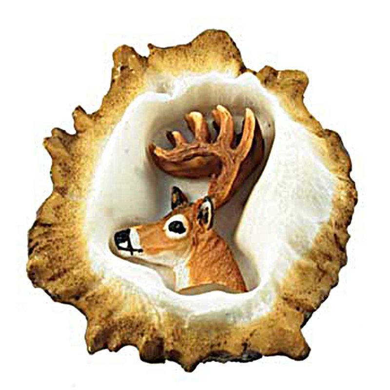 Sierra Lifestyles Oversized Wildlife Wilderness Deer Knob | Wayfair