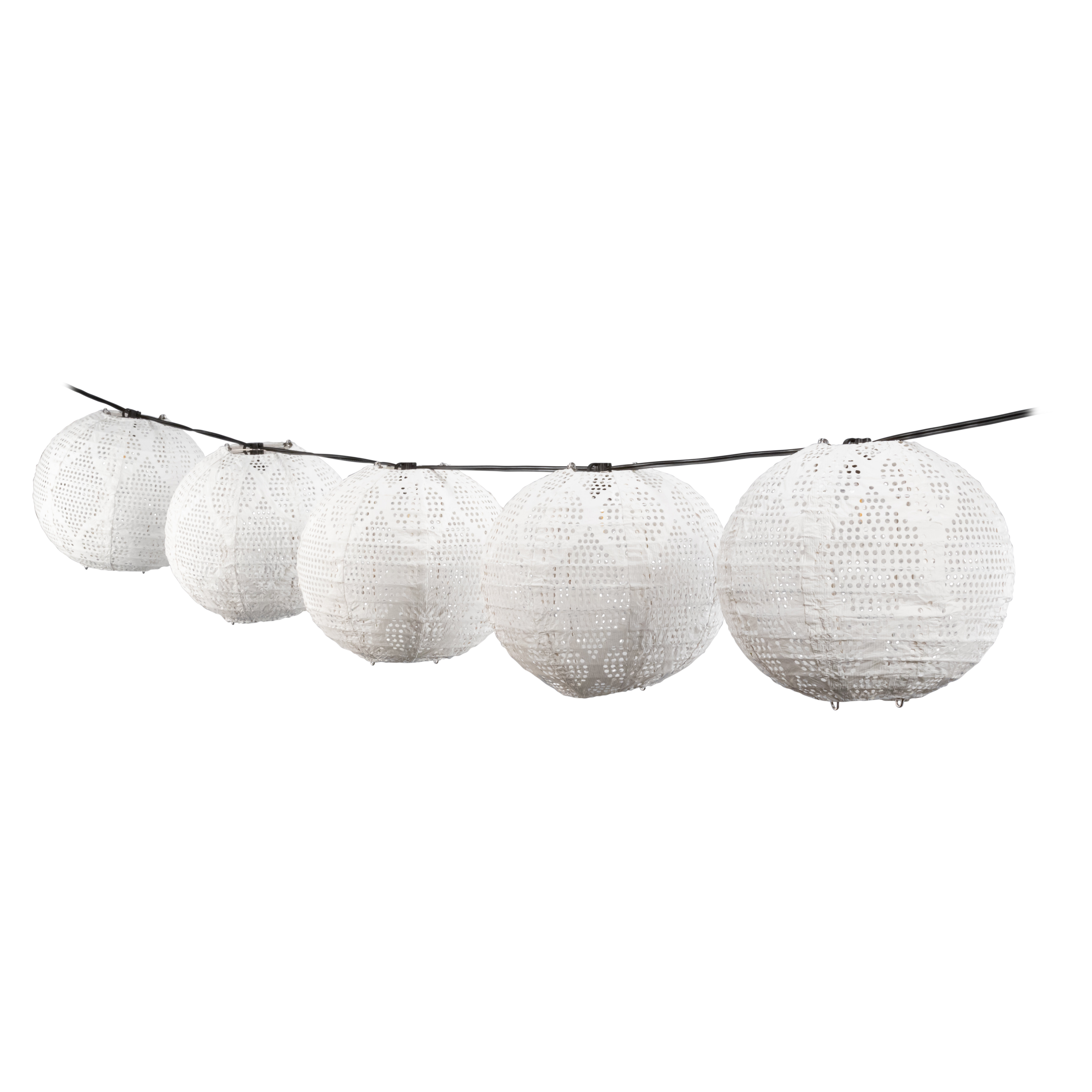 The Holiday Aisle® Soji Stella 8" Tyvek String Light Shades (5pk) | Wayfair