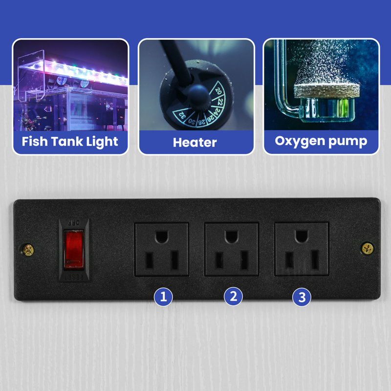 Tucker Murphy Pet™ Heavy Duty 40-55 Gallon Metal Aquarium Stand with ...