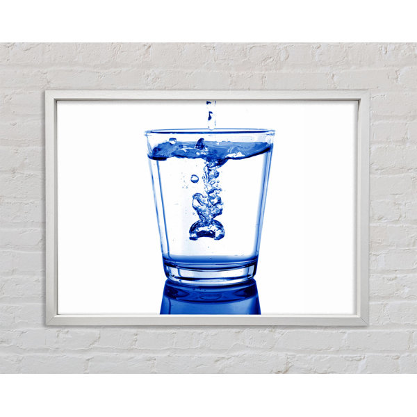 Ebern Designs Water Glass - Single Picture Frame Print on Canvas ...