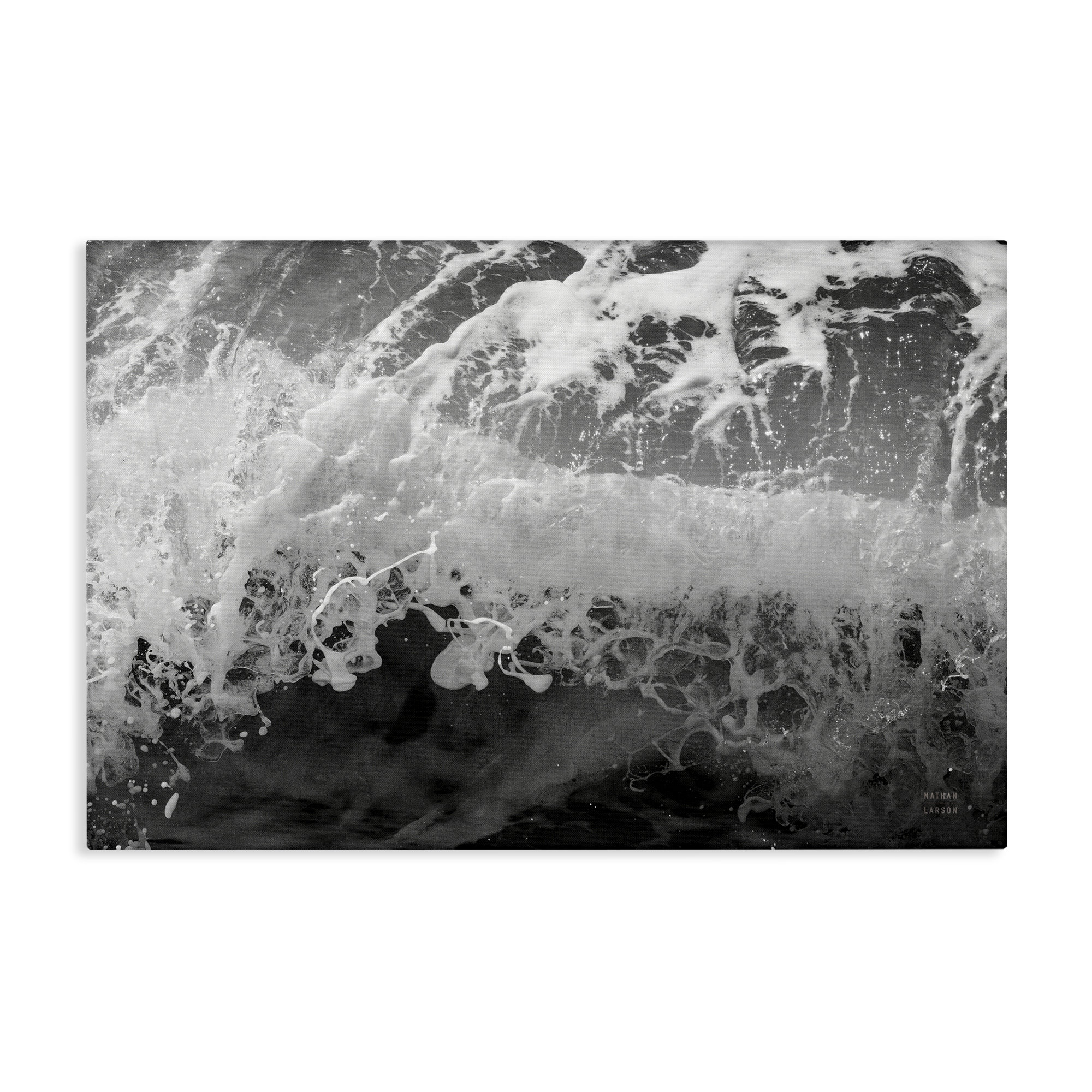Ebern Designs Pacific Ocean Splash Canvas Wall Art by Nathan Larson ...