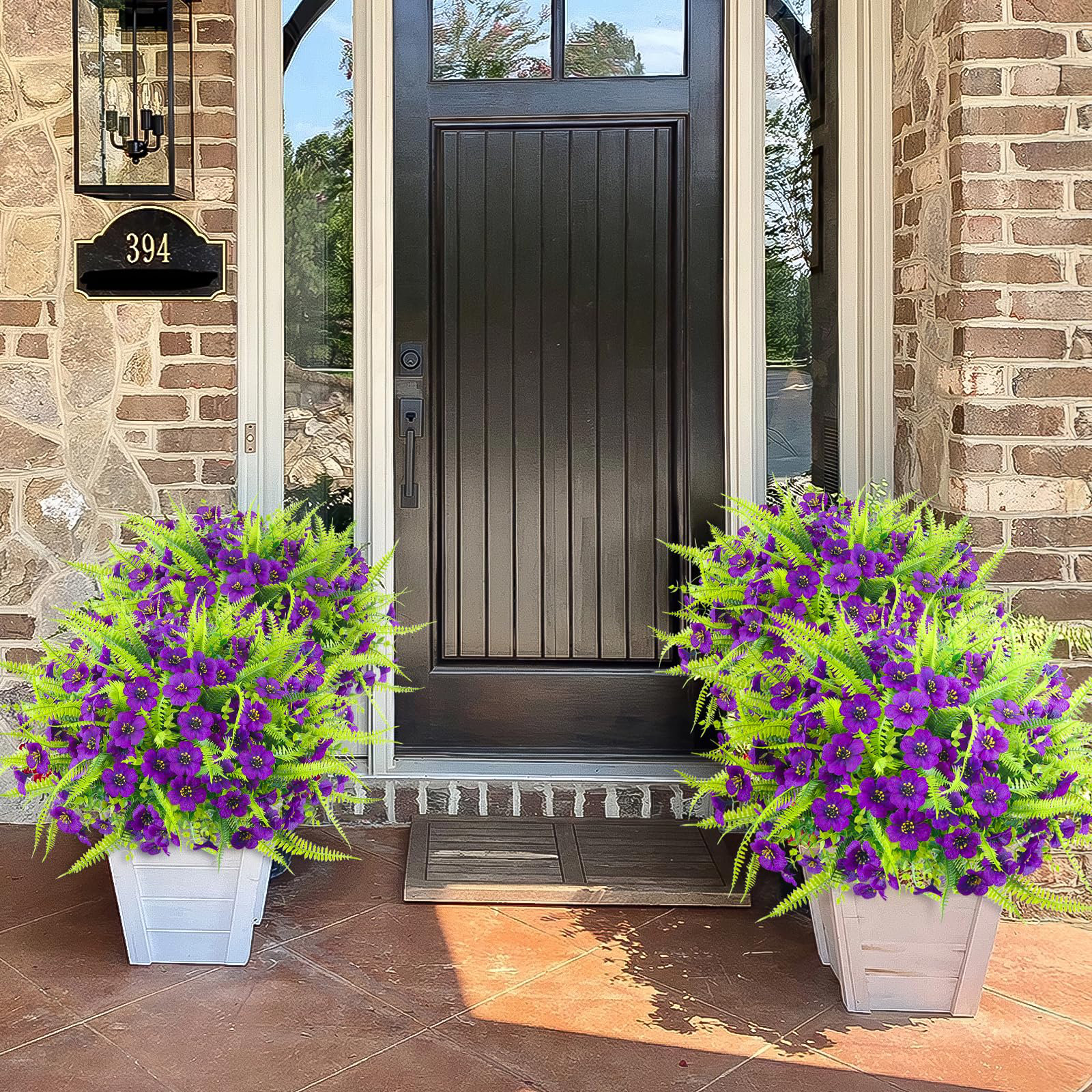 Primrue Artificial Flowers Outdoor UV Resistant 12 Bundles Lizzie ...