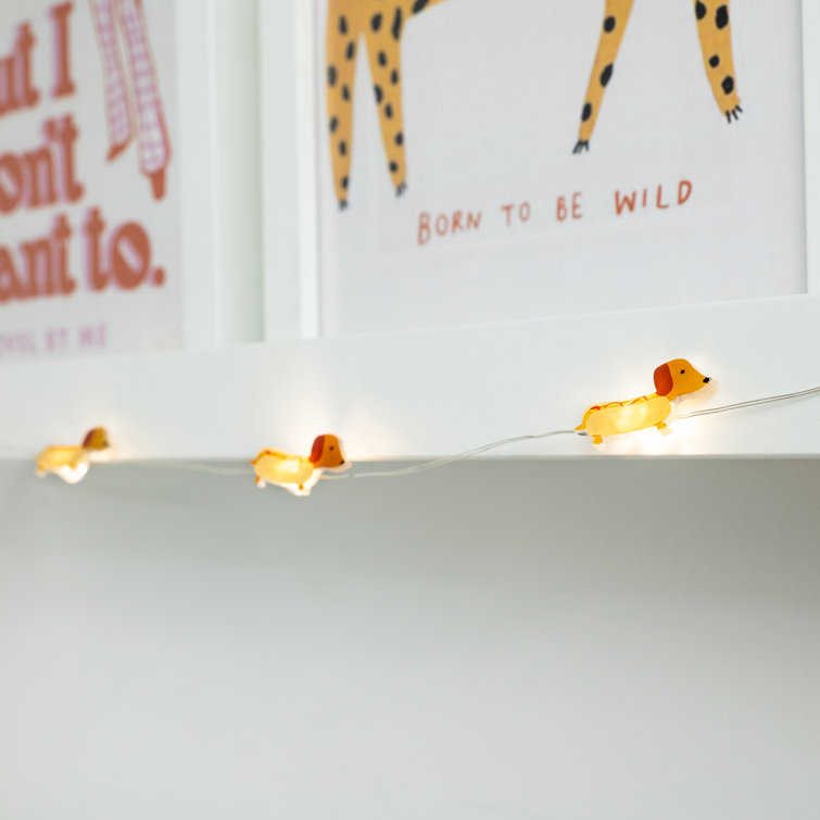 Happy Larry Sausage Dog Mini String Lights | Wayfair.co.uk