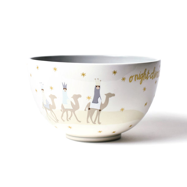 Coton Colors Neutral Nativity Footed 96 fl oz. Serving Bowl | Wayfair