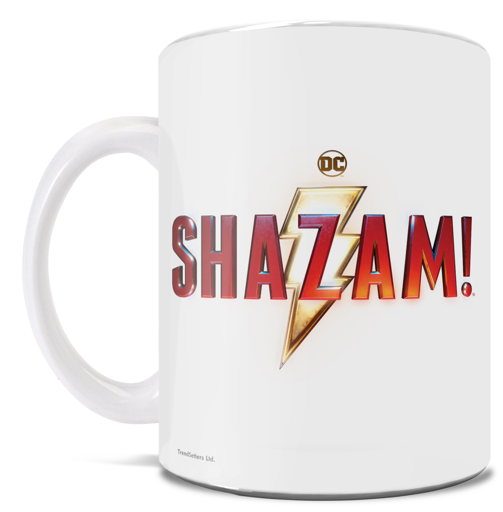 Trend Setters Shazam Logo - Dc Comics Shazam Movie Coffee Mug - 11oz ...