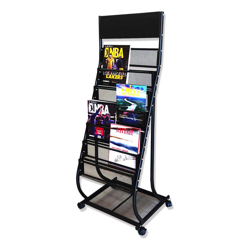 Rebrilliant Floor-Standing Magazine Rack,magazine holders 6 Tiers ...
