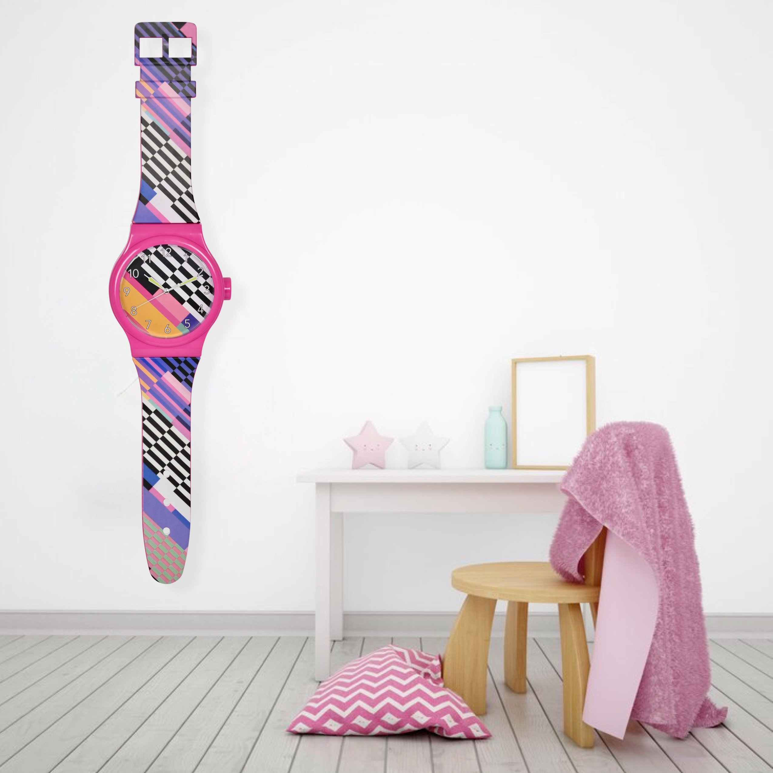 Isabelle & Max™ Wrist Watch Wall Clock in Multi-Colour & Reviews ...