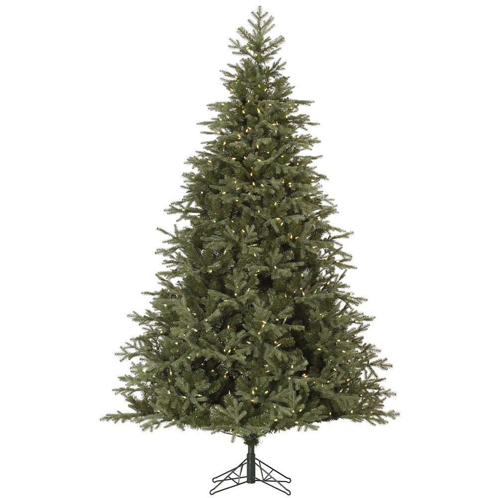 The Holiday Aisle® 10' Elk Frasier Christmas Tree with 1350 LED Warm ...