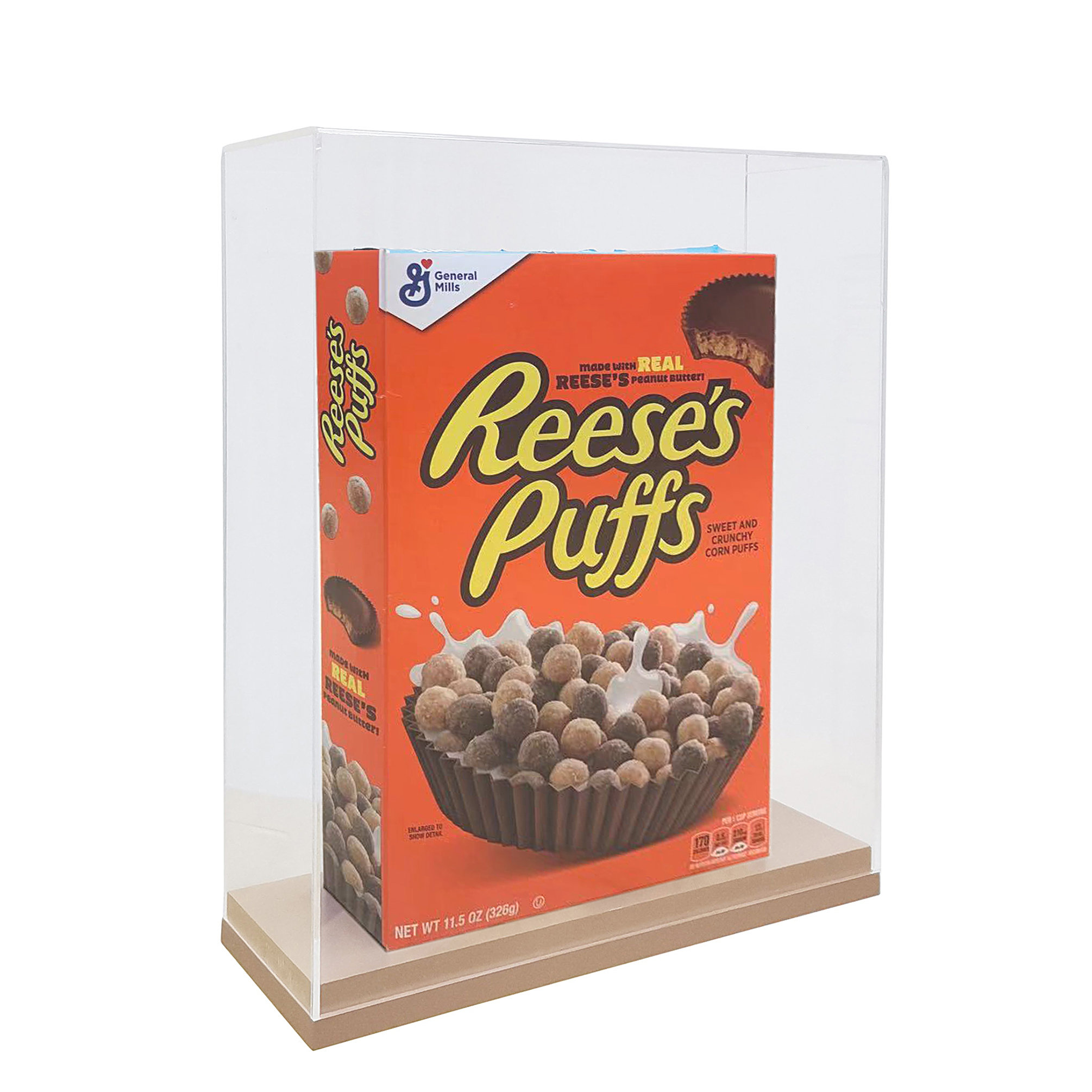 FixtureDisplays 8.5x2.5x12" Acrylic Cereal Box Display Trophy Figurine ...