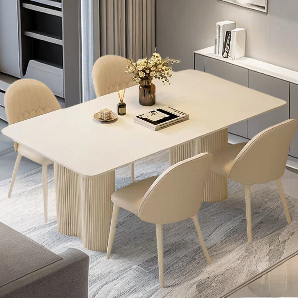 Hokku Designs Yosma 5 - Piece Stone Top Sled Dining Set - Wayfair Canada