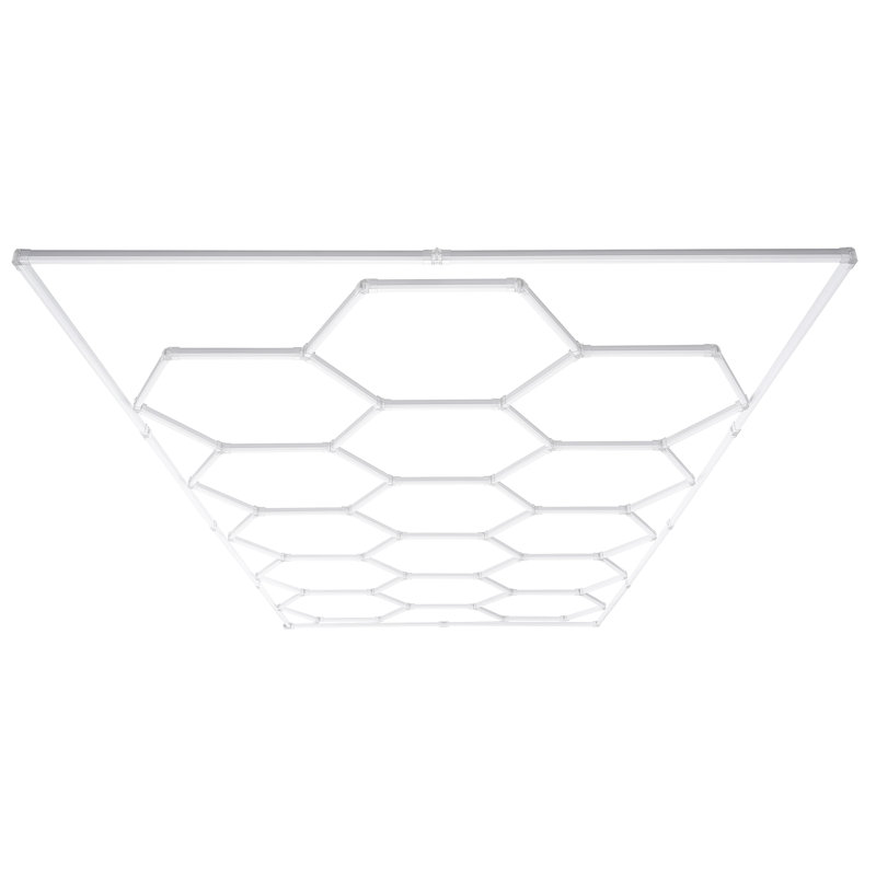 Ivy Bronx Hexagon Garage Lights 66300LM 15 Grids Honeycomb LED Shop ...