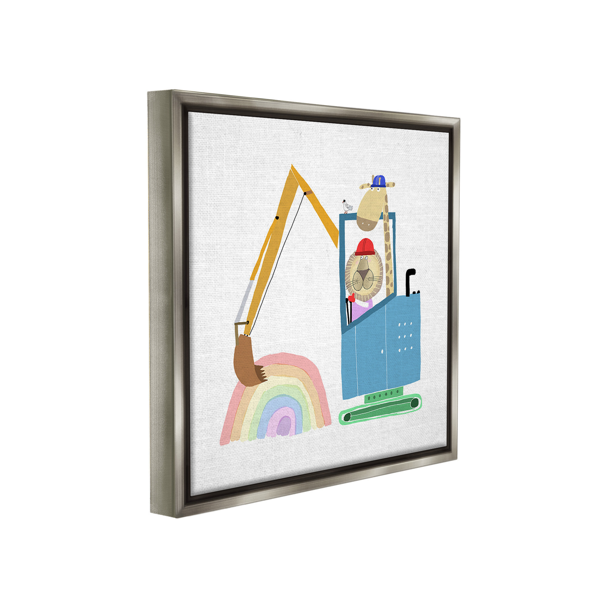 Dovecove " Animals Digging Rainbow " by Carla Daly on Canvas | Wayfair