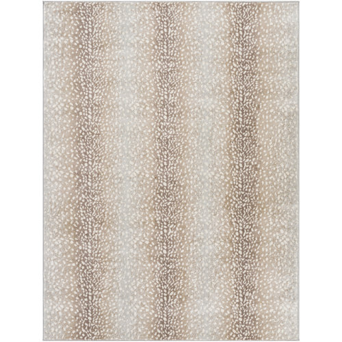 Mercer41 Angelick Camel/Light Gray Area Rug & Reviews | Wayfair