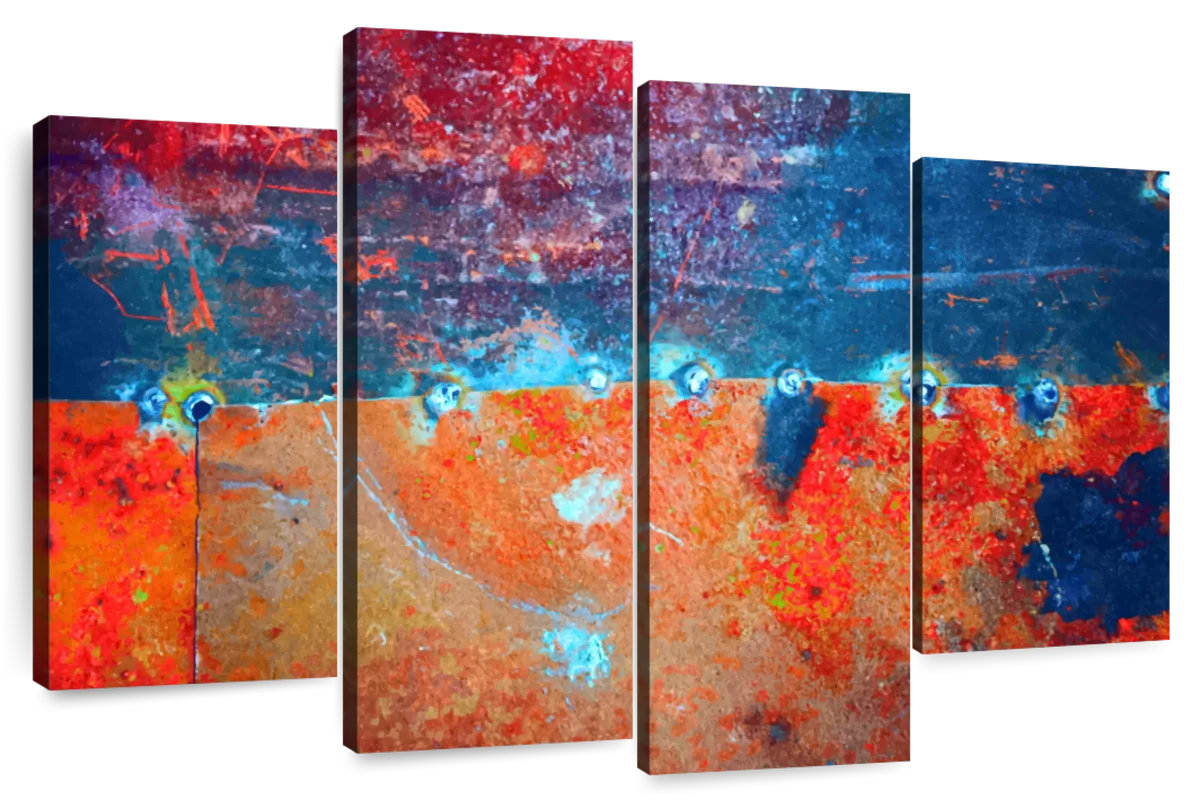 Wade Logan® Avery Rust Abstract | Wayfair