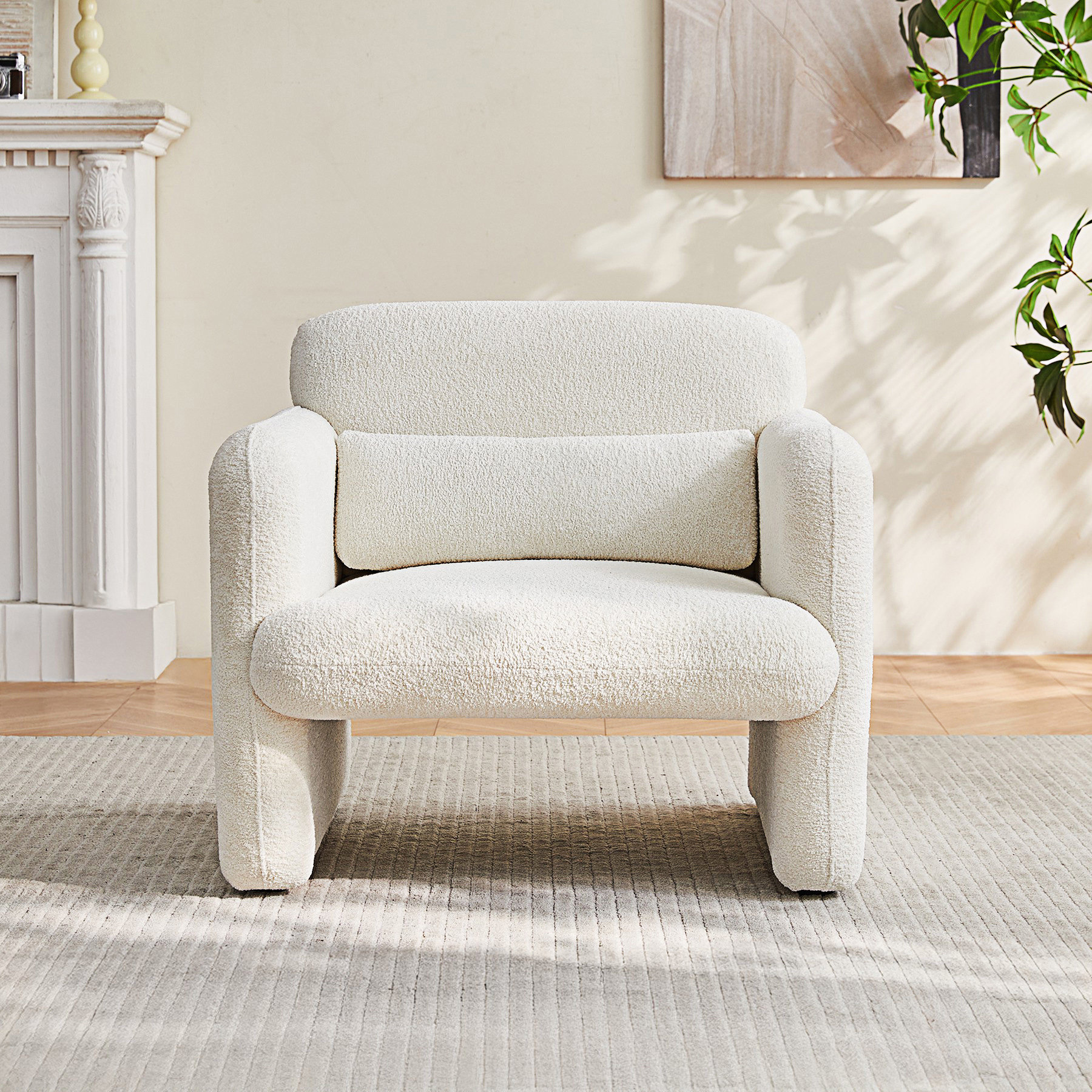 Wrought Studio Modern Single Sofa With Support Pillow - Wayfair Canada