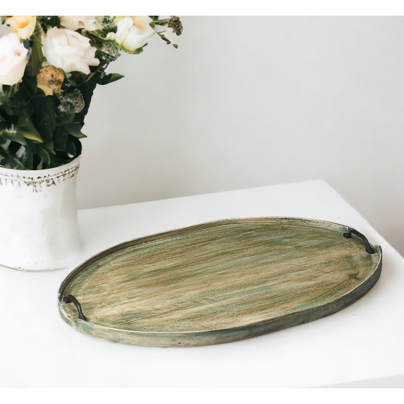 HomeRoots Solid Wood Tray | Wayfair