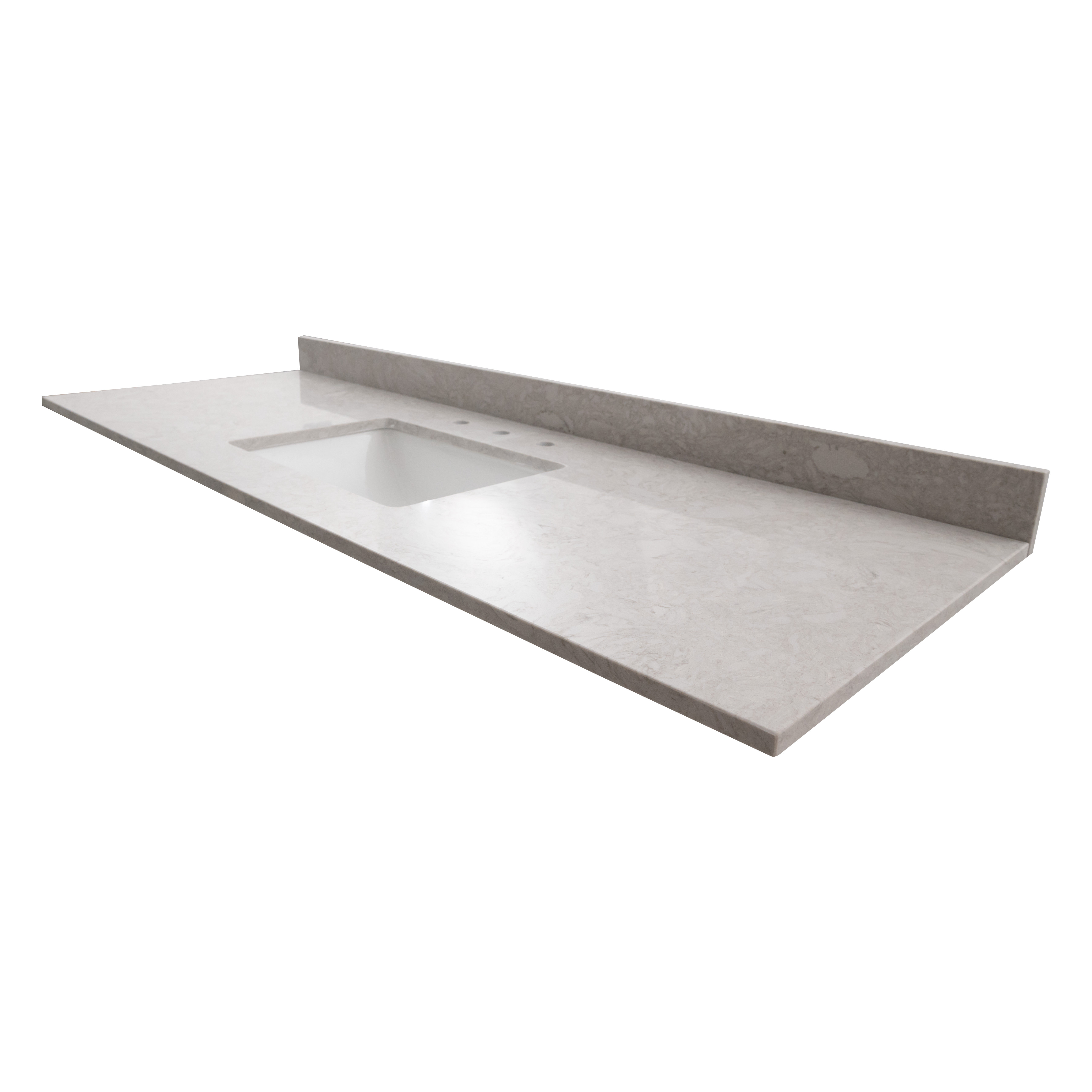 Ackland 61 in. W x 22 in. D Bathroom Vanity Top with Single Sink ...