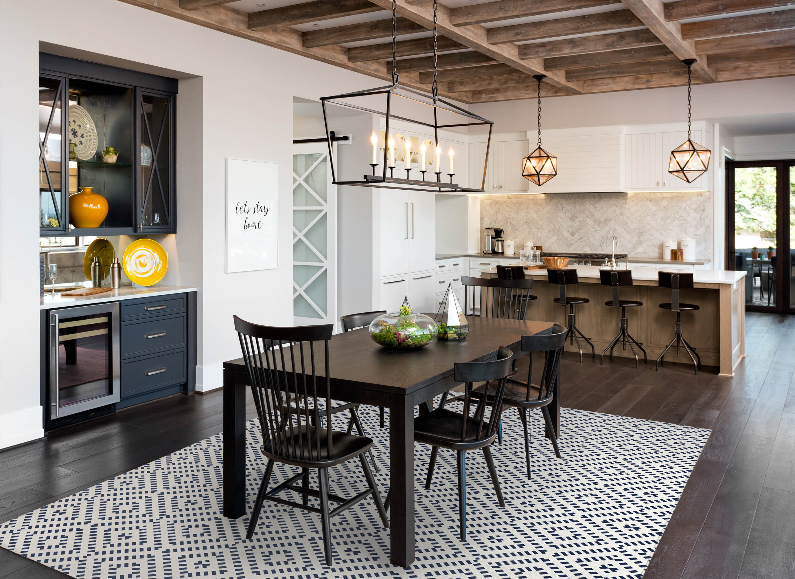 KAVKA DESIGNS Diamond Kitchen Mat | Wayfair