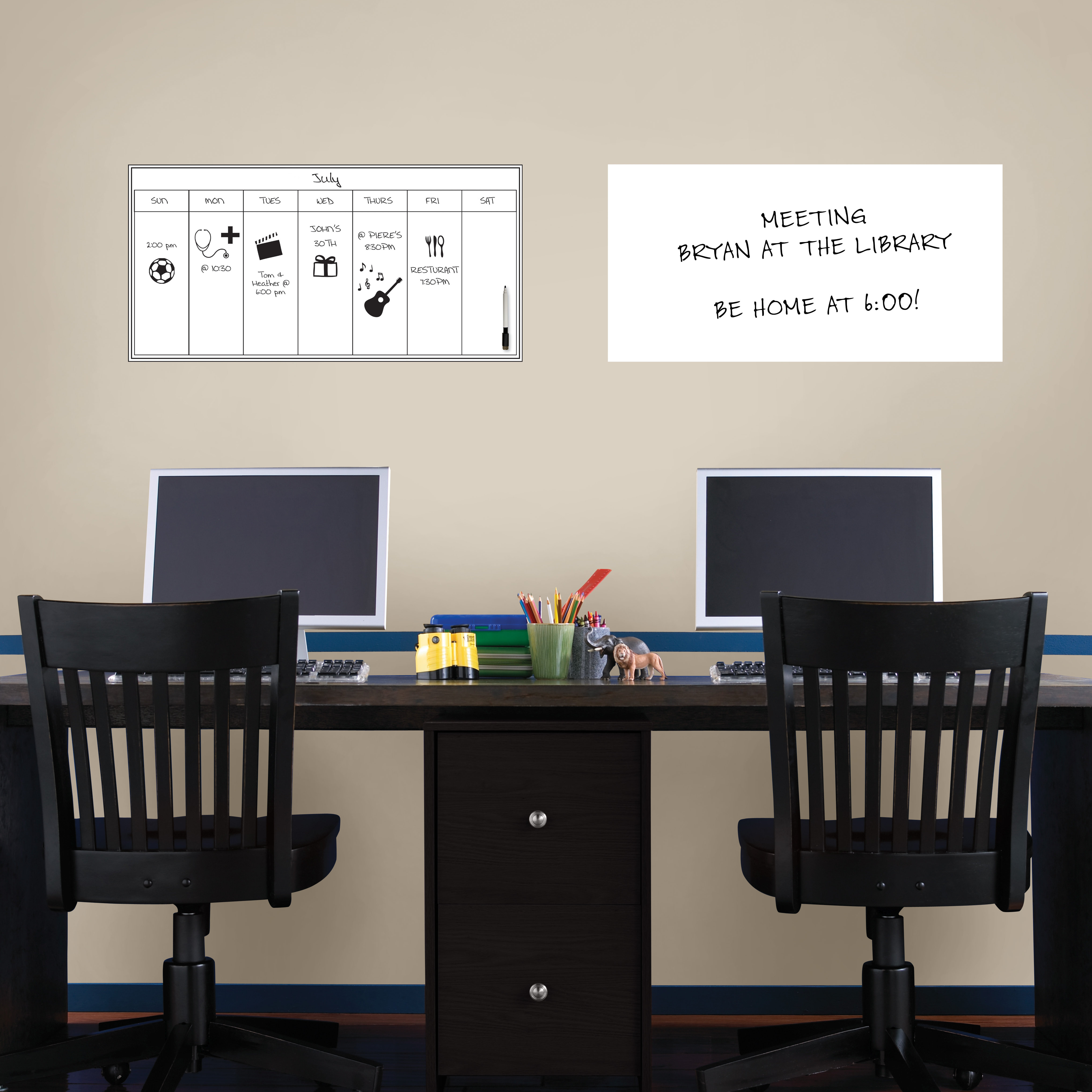 Latitude Run® Dry-Erase Whiteboard Wall Decal & Reviews - Wayfair Canada
