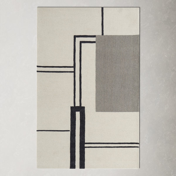 AllModern Nobu Hand Tufted Abstract Rug | Wayfair
