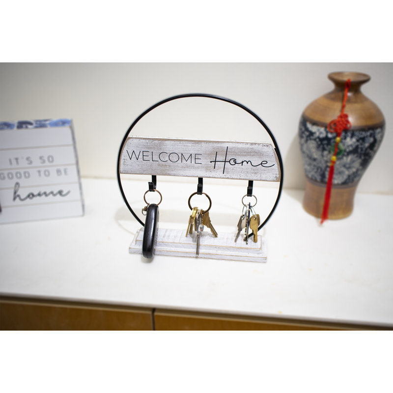 COLLECTIVE HOME Welcome Home Key Holder | Wayfair