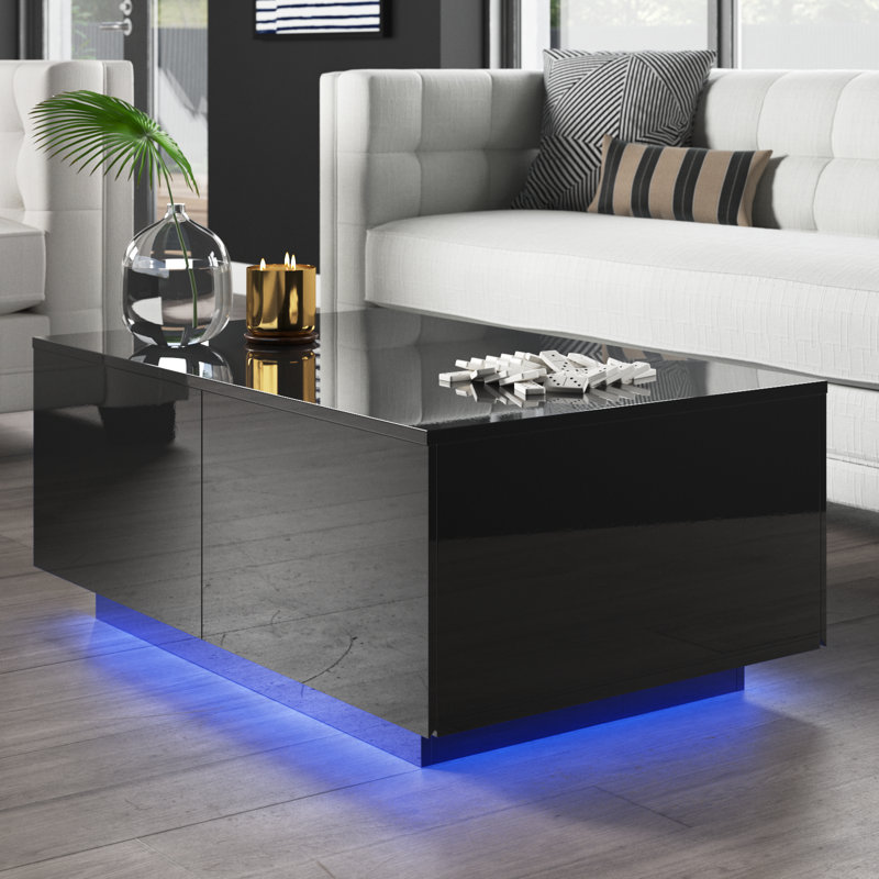 Mercury Row® Aquinnah Block Coffee Table with Storage & Reviews | Wayfair