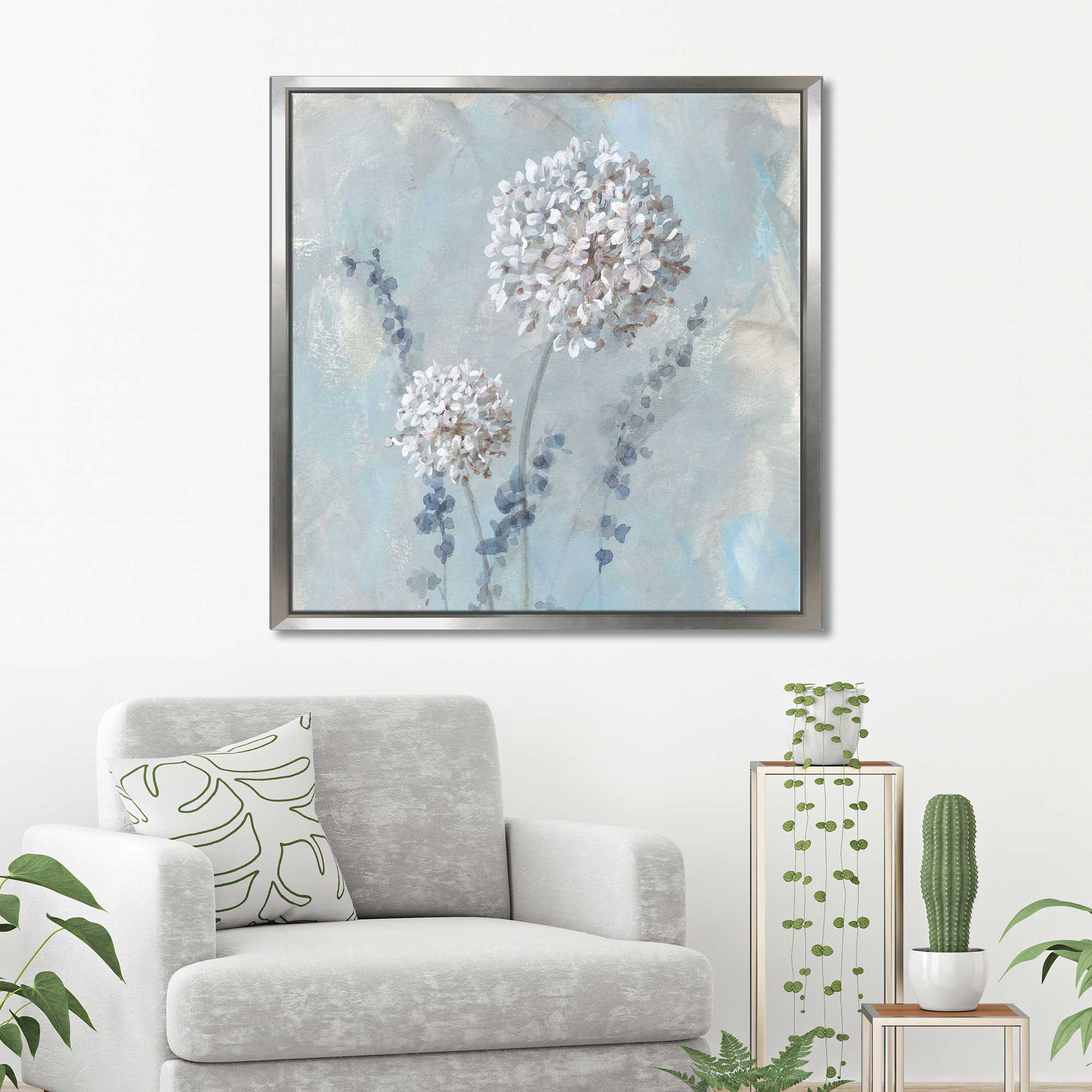 Red Barrel Studio Airy Blooms I (Square) By Danhui Nai Print - Wayfair ...