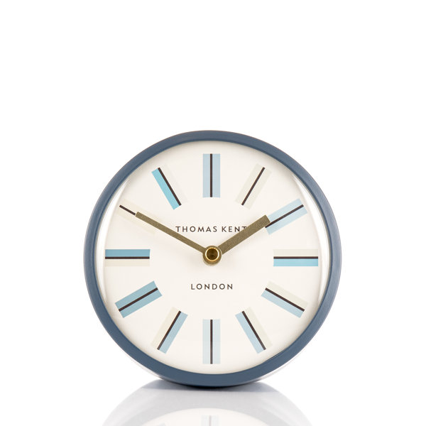 Gallery Direct Swift Clock Dusty Blue 5in | Wayfair.co.uk