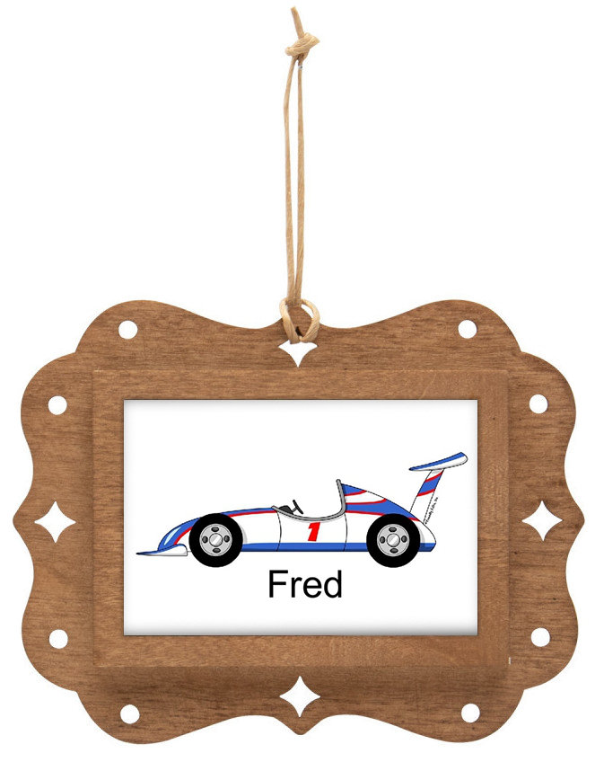 Printed Perfection Personalized Race Car Key Chain | Wayfair