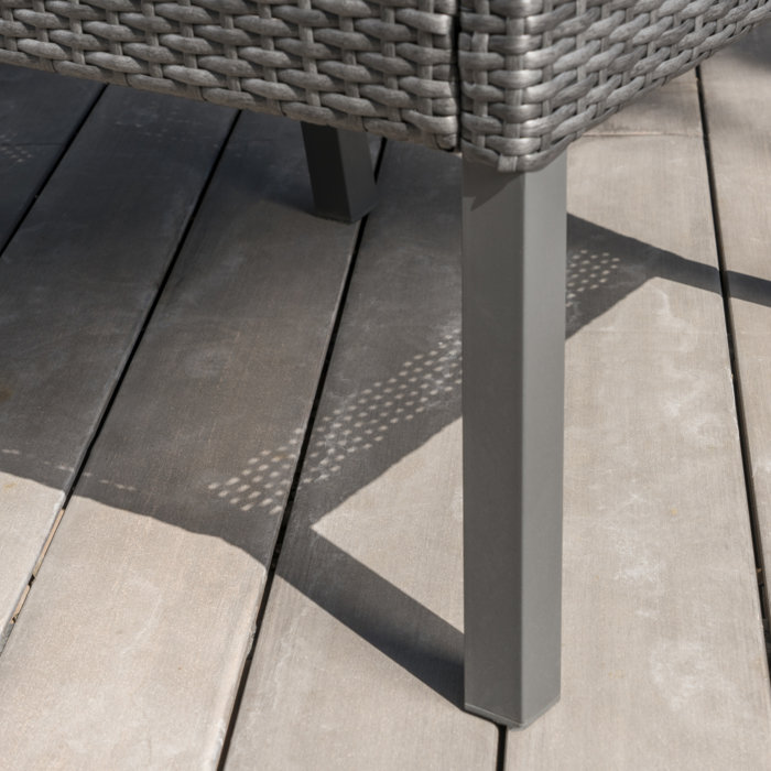 Winston Porter Amarveer Outdoor Dining Armchair with Cushion & Reviews ...