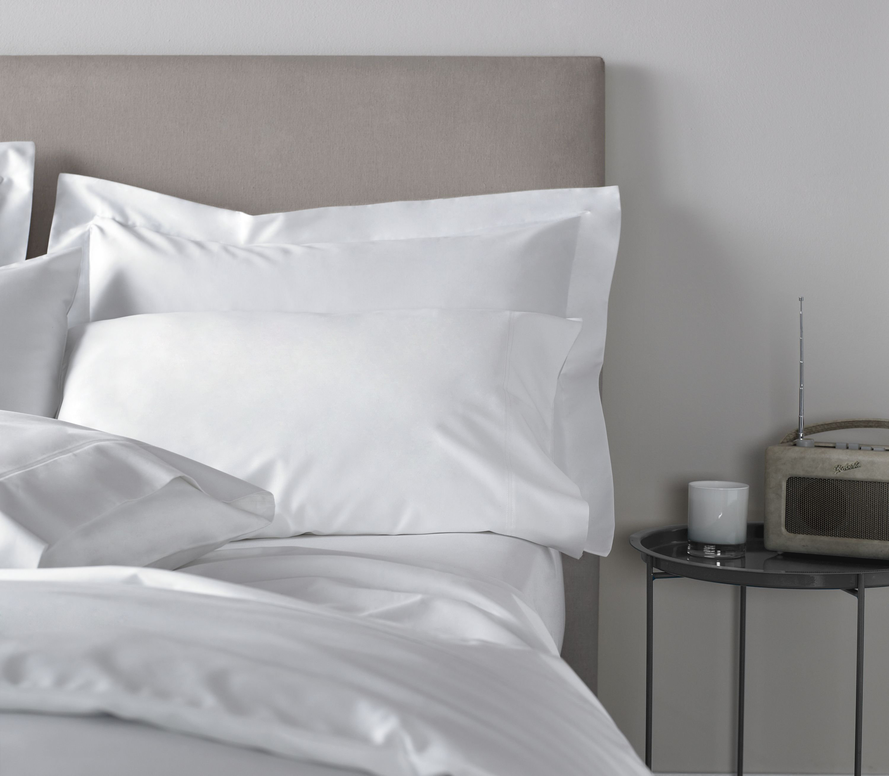 Bianca Cotton 400 Thread Count 100% Cotton Sateen Oxford Pillowcase ...