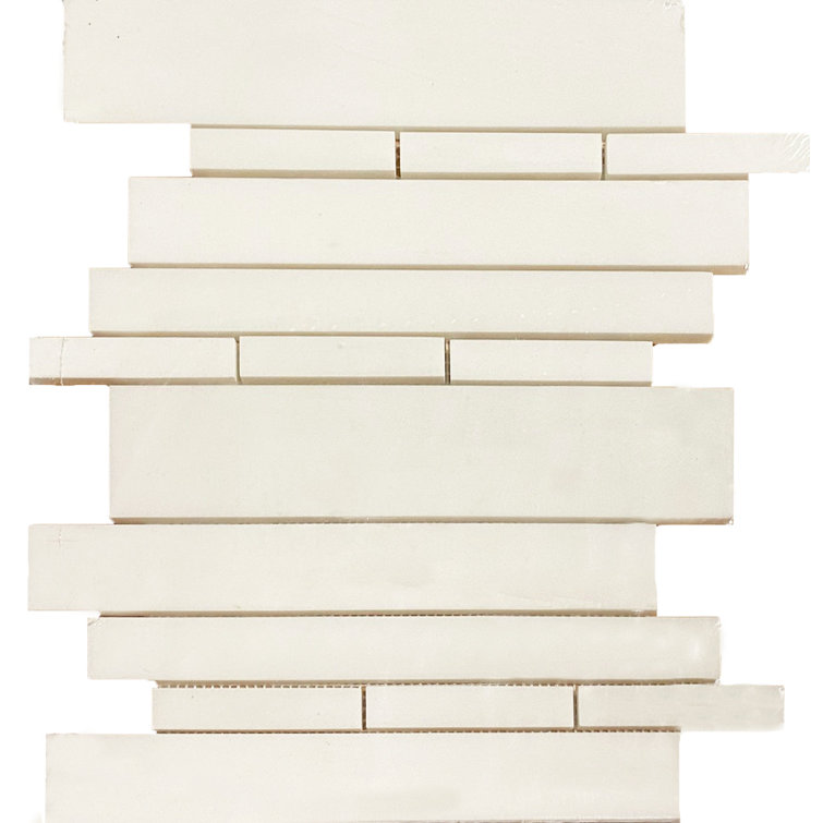 Stone & Tile Shoppe, Inc. Marble Linear Mosaic Wall & Floor Tile | Perigold