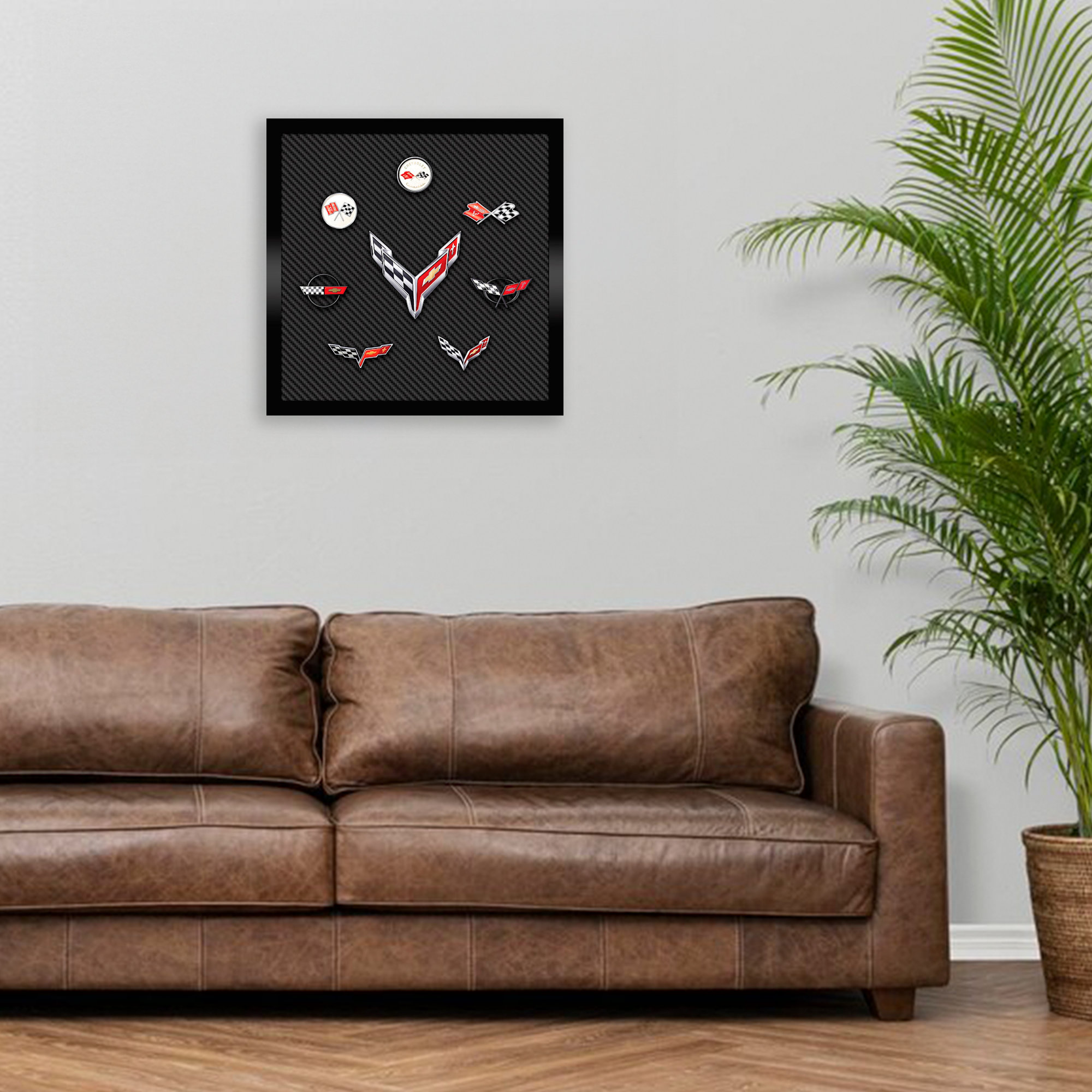 Second Story Collection Sqaure Corvette Generations - Black to Carbon ...